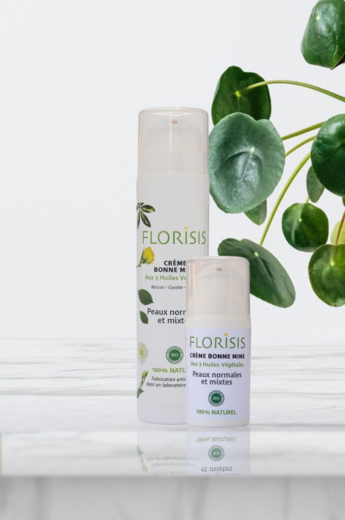 Crème bonne mine 100 % naturelle aux 3 huiles végétales - Florisis